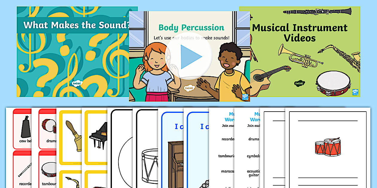 CFE Early Level Expressive Arts Musical Instruments Resource Pack