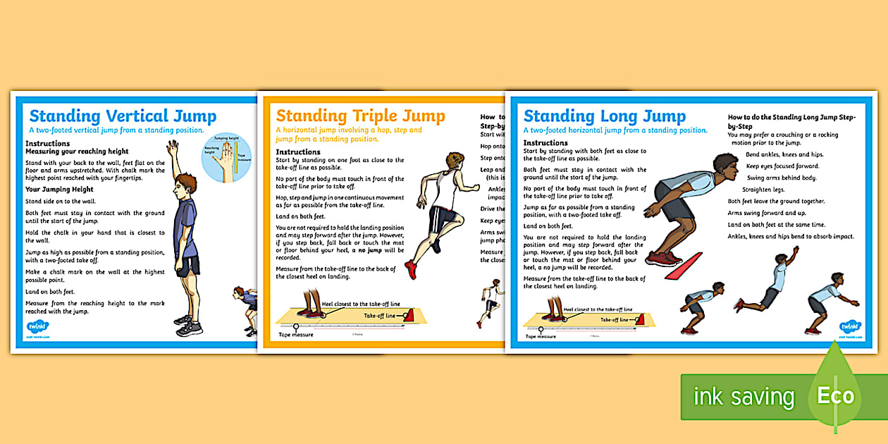The Standing Long Jump, Triple Jump and Vertical Jump Step-by-Step