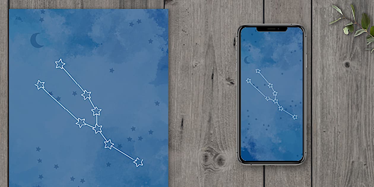 Zodiac Constellation Phone Wallpapers (teacher made)