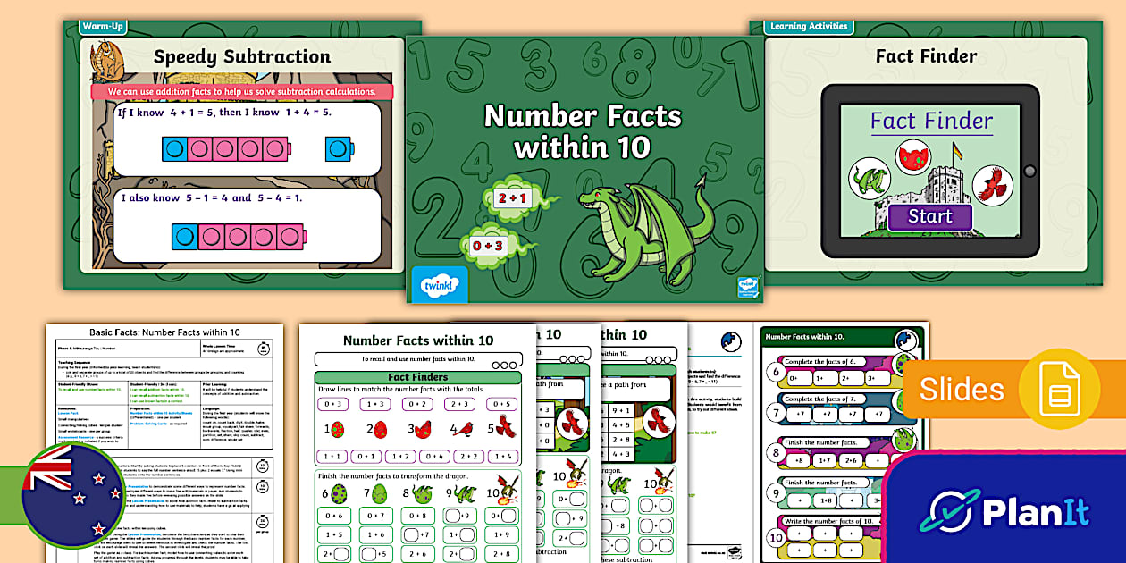 Phase 1 Operations: Recall Addition and Subtraction Facts Within 10 ...
