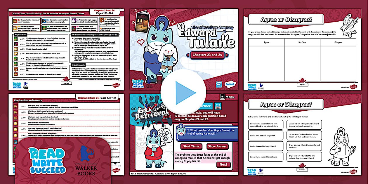 The Miraculous Journey of Edward Tulane Whole-Class Guided Reading Pack:
