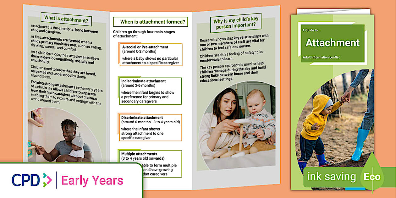 Children's Attachment to Parents Leaflet (teacher made)