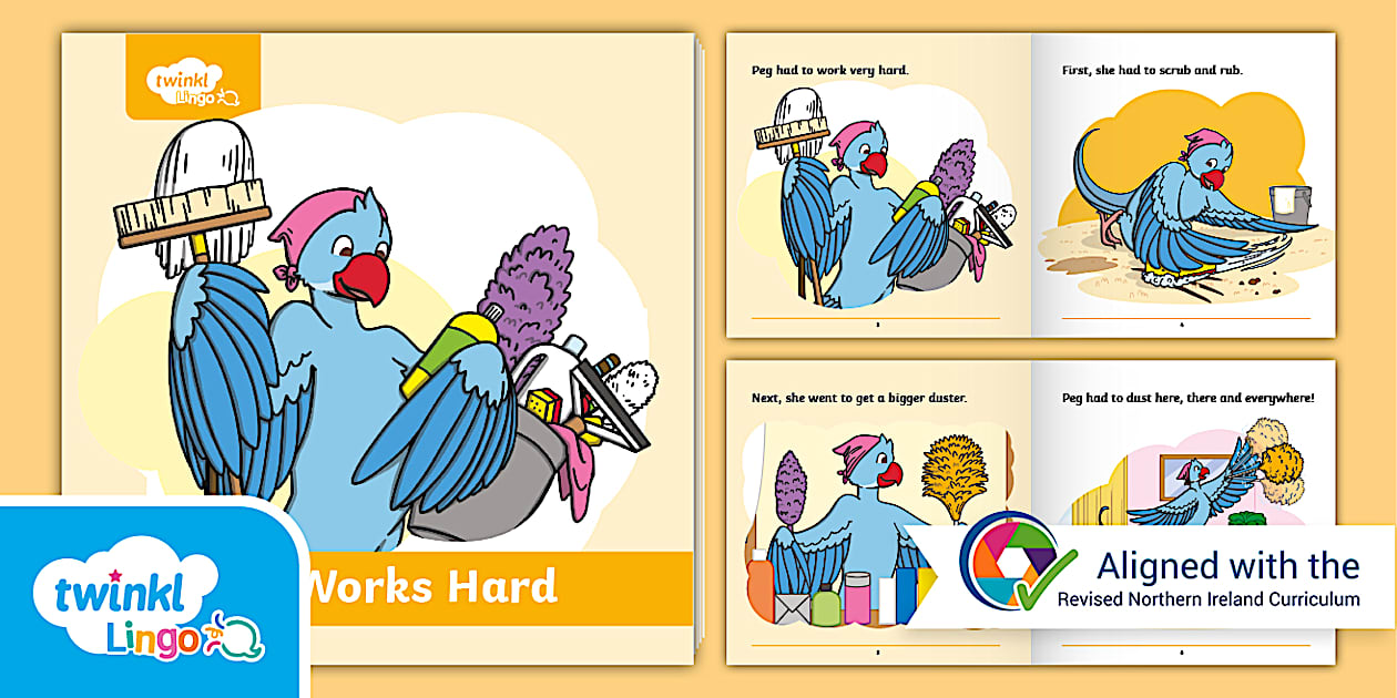 Peg Works Hard Phase 2 'er' Sound Story (Teacher-Made)