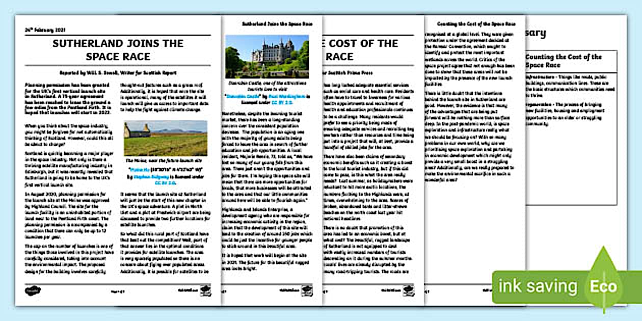 Same Story Different Opinions Newspaper Report Example Texts