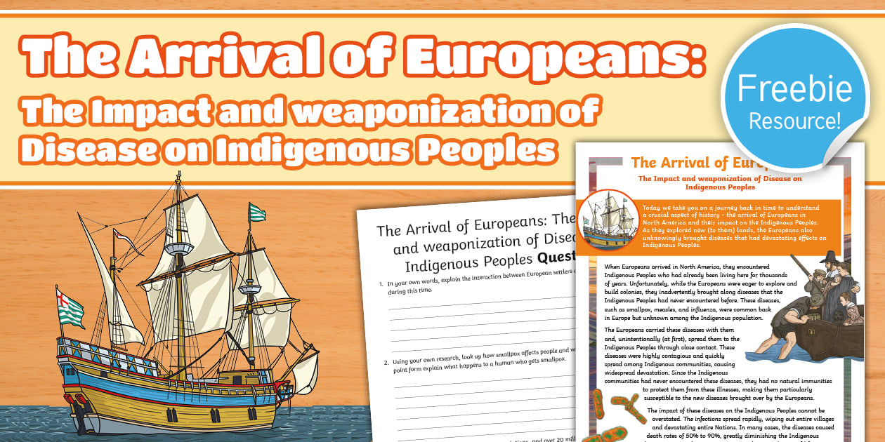 The Arrival of Europeans Reading Comprehension