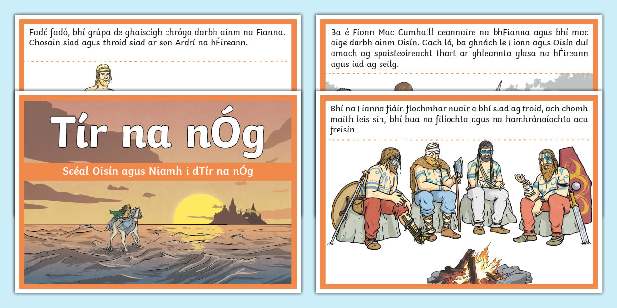 Scéal Oisín agus Niamh i dTír na nÓg - Twinkl