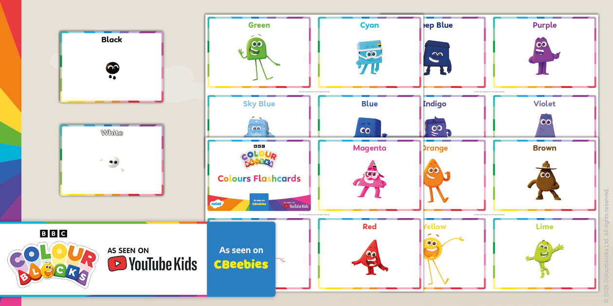 Colourblocks: Flashcards | Twinkl