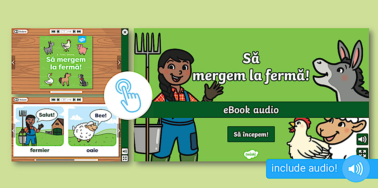 Să mergem la fermă! – eBook audio (teacher made)