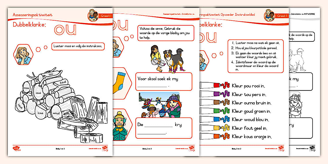 Graad 1 Klanke Assessering ou