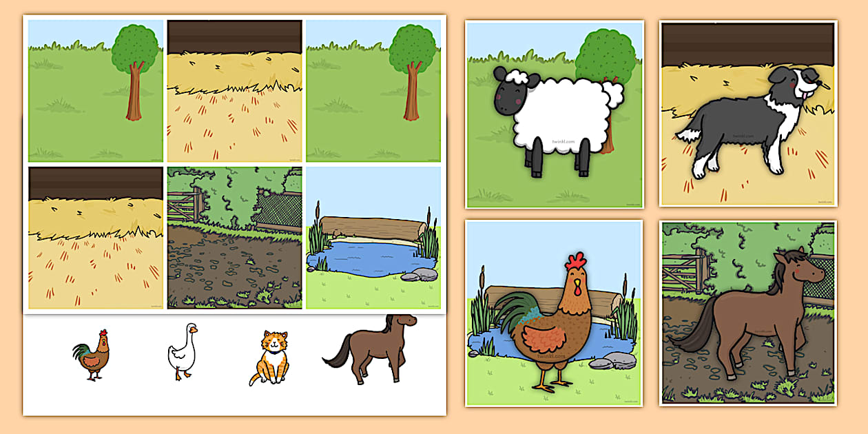 Farm Animal Sorting Activity (teacher made) - Twinkl