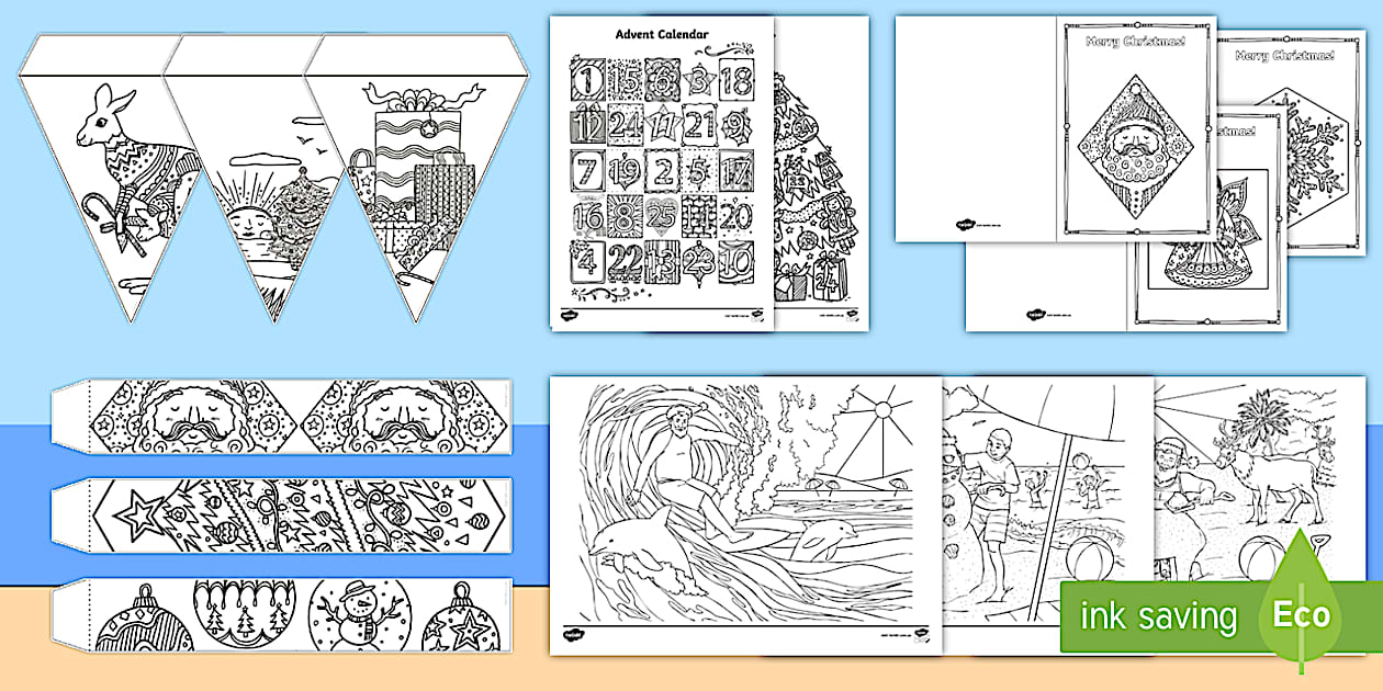 Mindful Colouring | Australian Christmas Resources | Primary