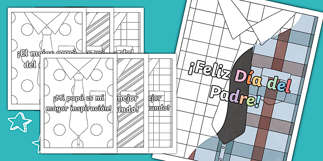 Día del Padre - Camisas para papá (teacher made) - Twinkl