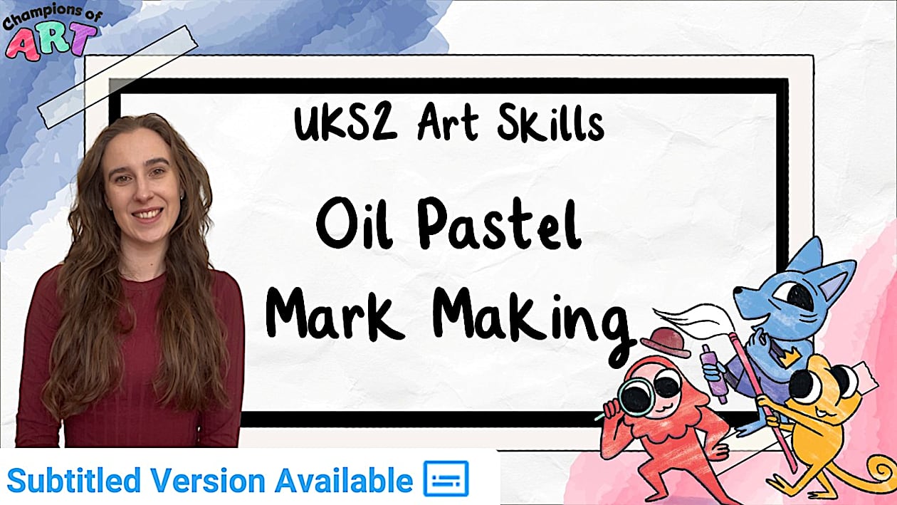 Oil Pastel Mark Making Art Concept Video- Champions of Art : This is Me ...