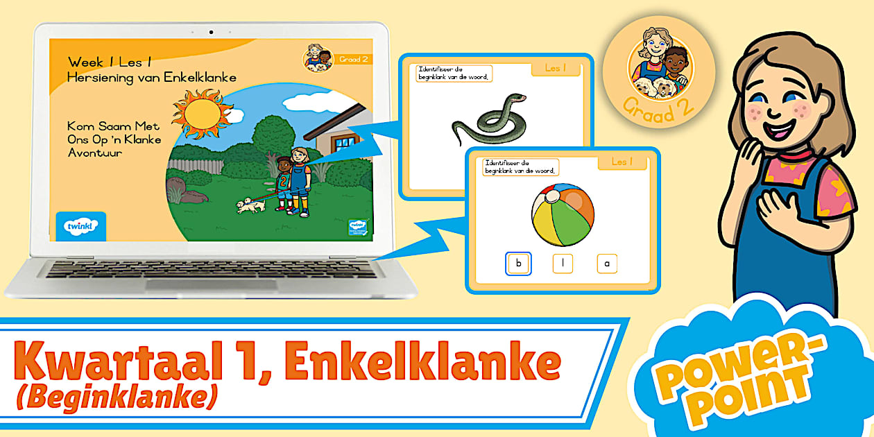 Gr.2 Klanke - K1 - Beginklanke - Intervensie - PPT (KABV)