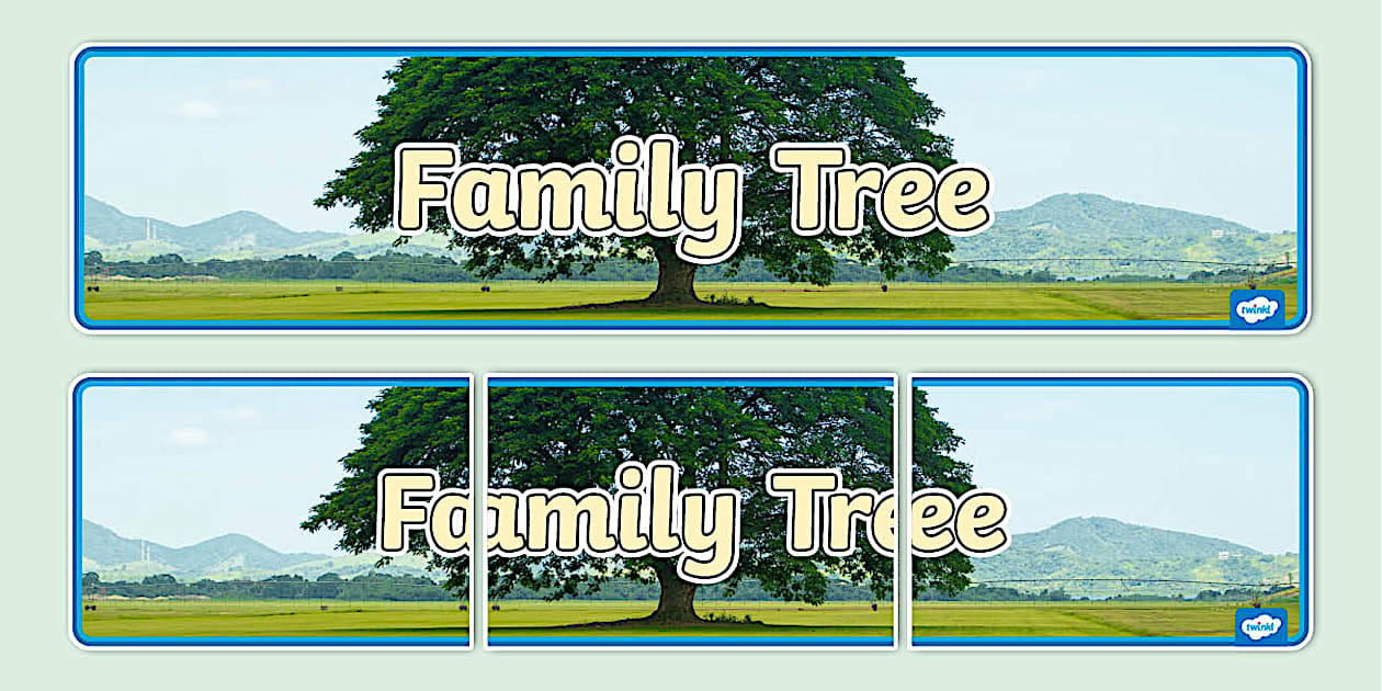 Family Tree Banner
