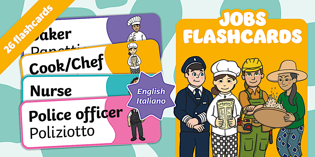 Jobs Flashcards Italiano/Inglese