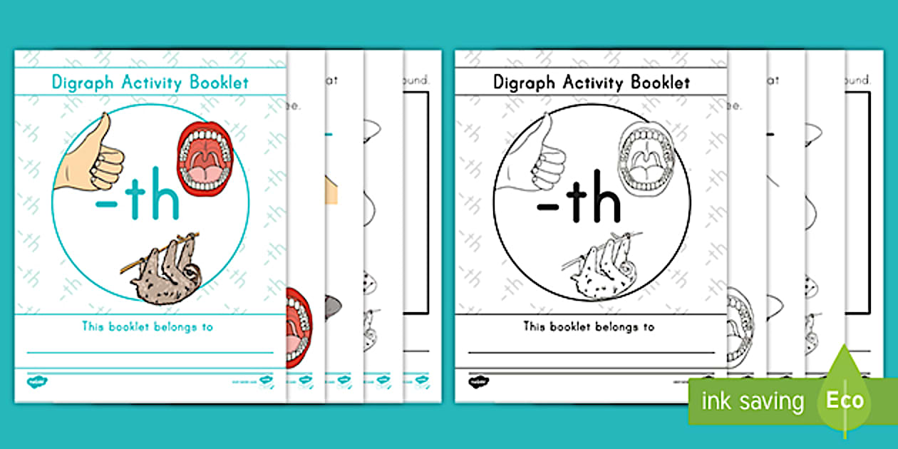 -th Digraph Activity Booklet - ELA resource (teacher made)
