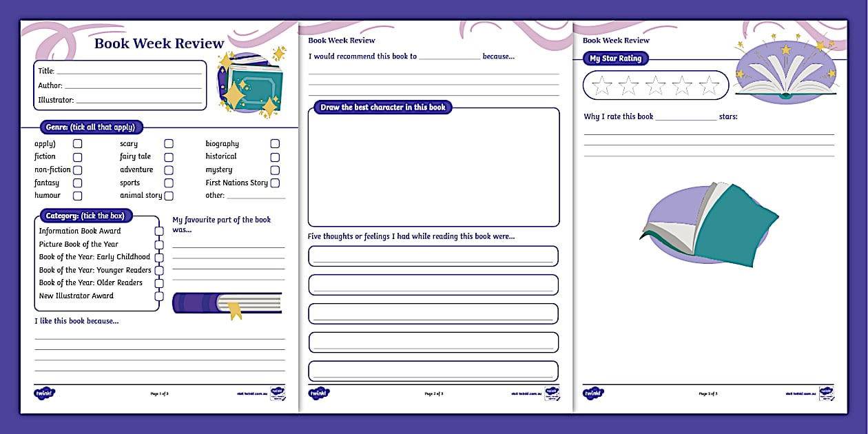 Book Week Review (F-2)