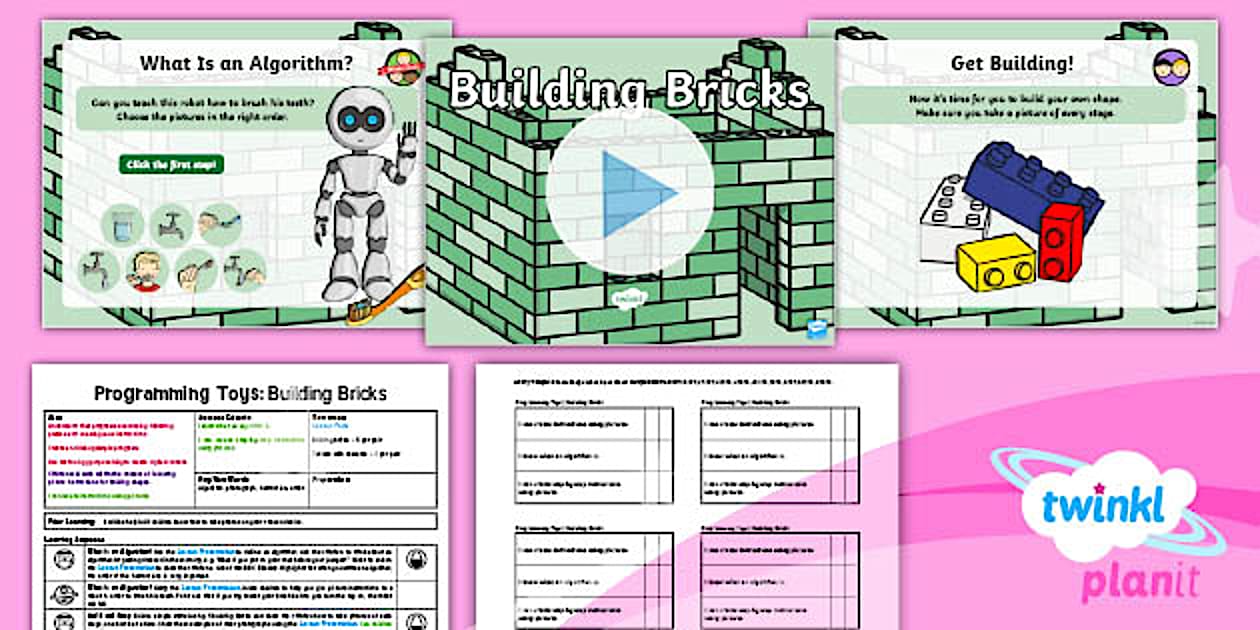 Computing: Programming Toys: Building Bricks Year 1 Lesson Pack 1
