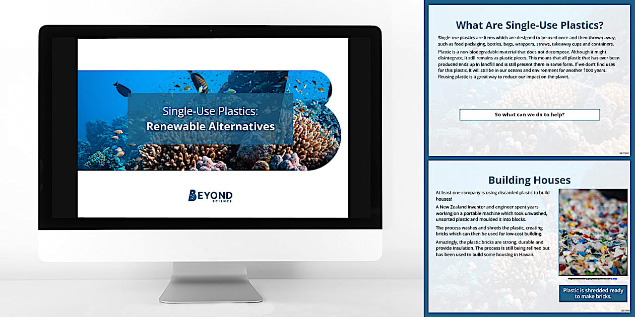 Single-Use Plastics: Renewable Alternatives PowerPoint