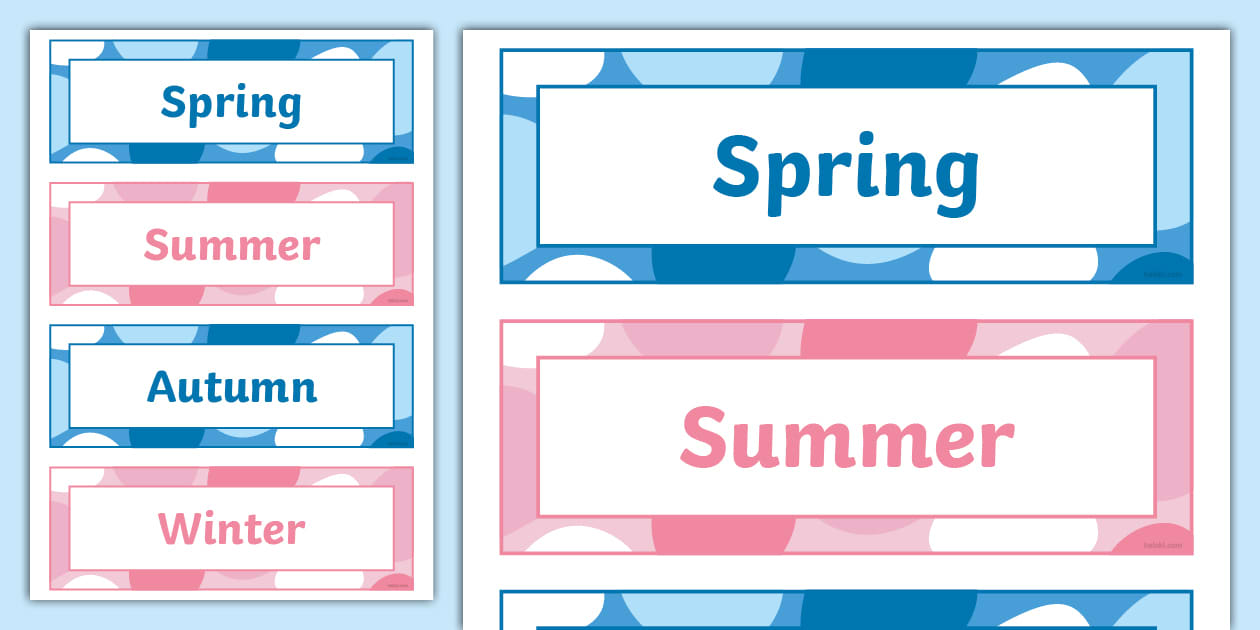 'Wee Buns' Seasons Cards