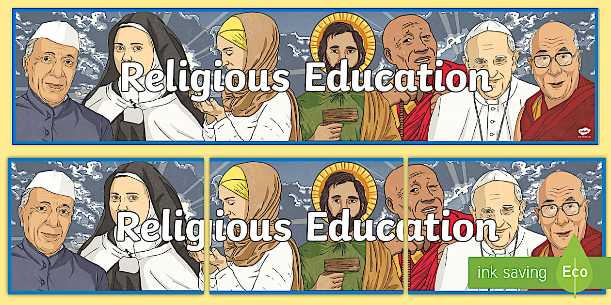 Religious Education Display Banner (teacher made) - Twinkl