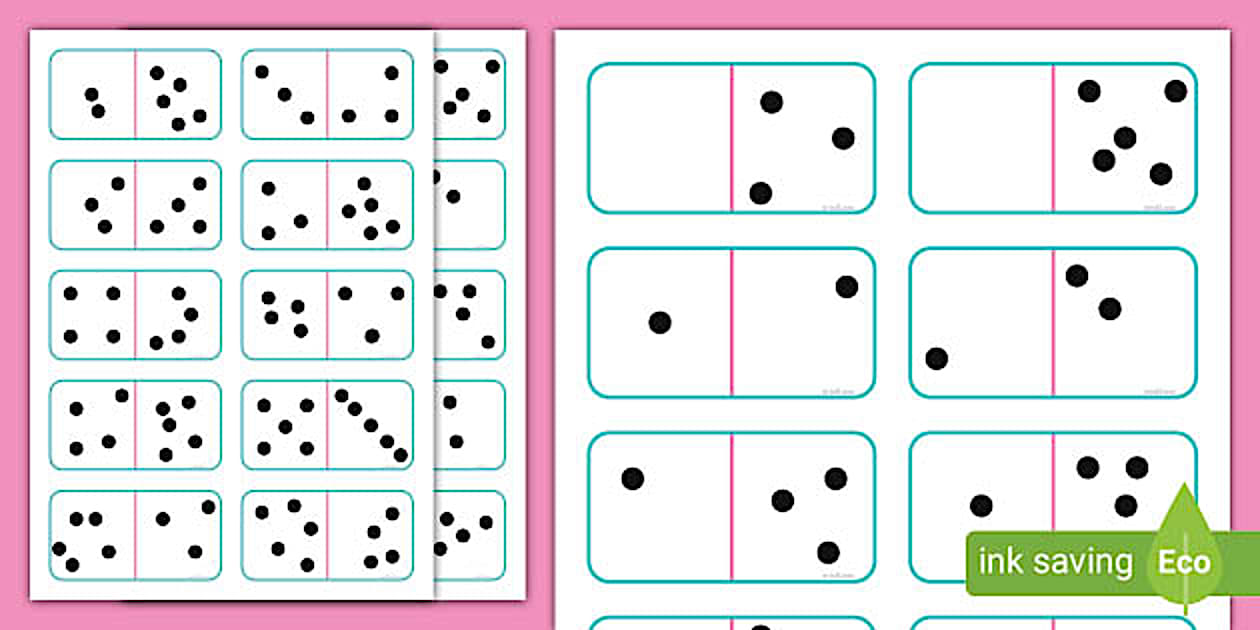 👉 Subitising to 5 Dominoes (teacher made) - Twinkl