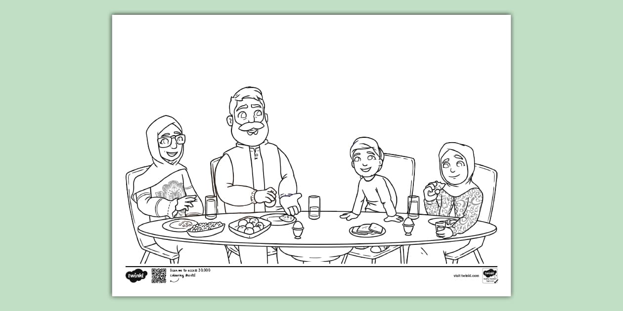 Breakfast Food Colouring Page | Colouring Sheets - Twinkl