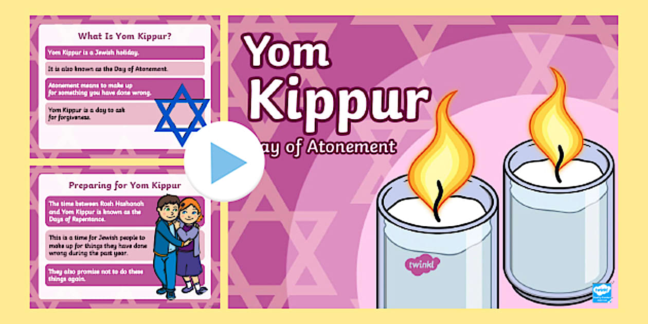 Yom Kippur PowerPoint and Quiz - Jewish Holiday - Twinkl