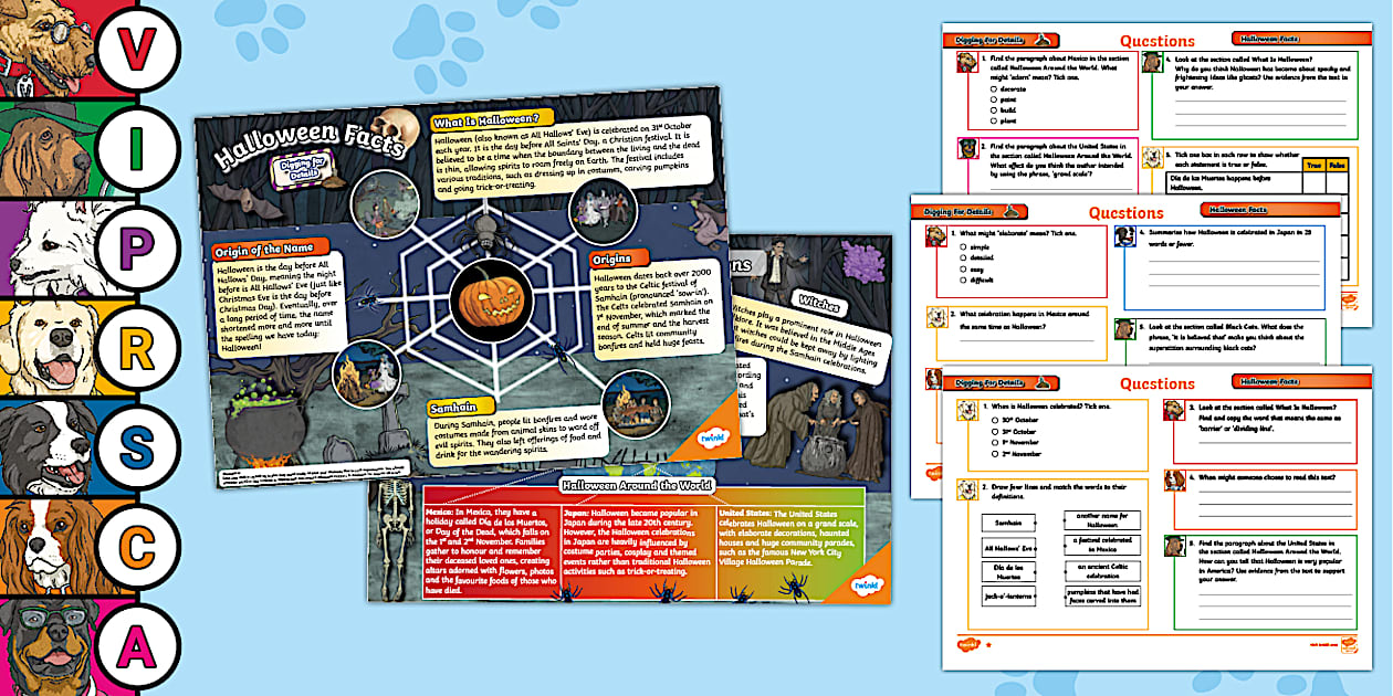 UKS2 Digging for Details: Halloween Facts Infographic