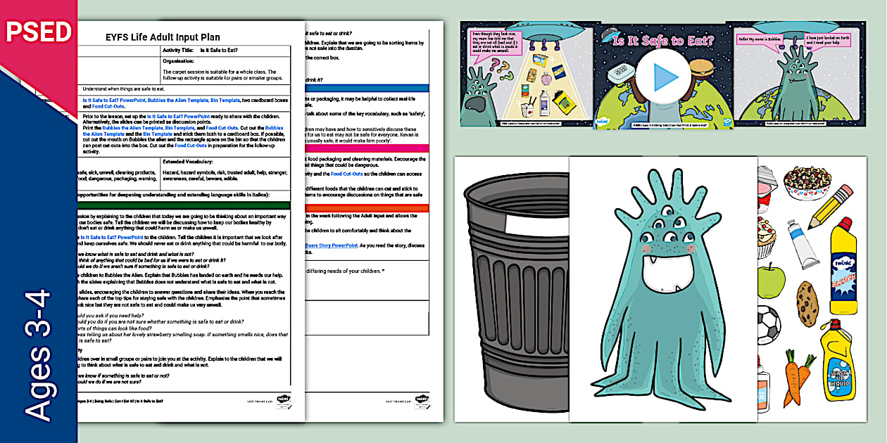 PSED Is It Safe to Eat? Adult Input Plan and Resource Pack