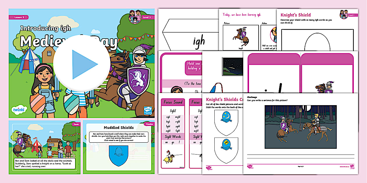 Twinkl Phonics 'igh' Lesson Pack - Level 3 Week 4 Lesson 3