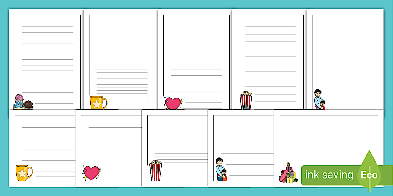 Father's Day Page Borders (teacher made) - Twinkl