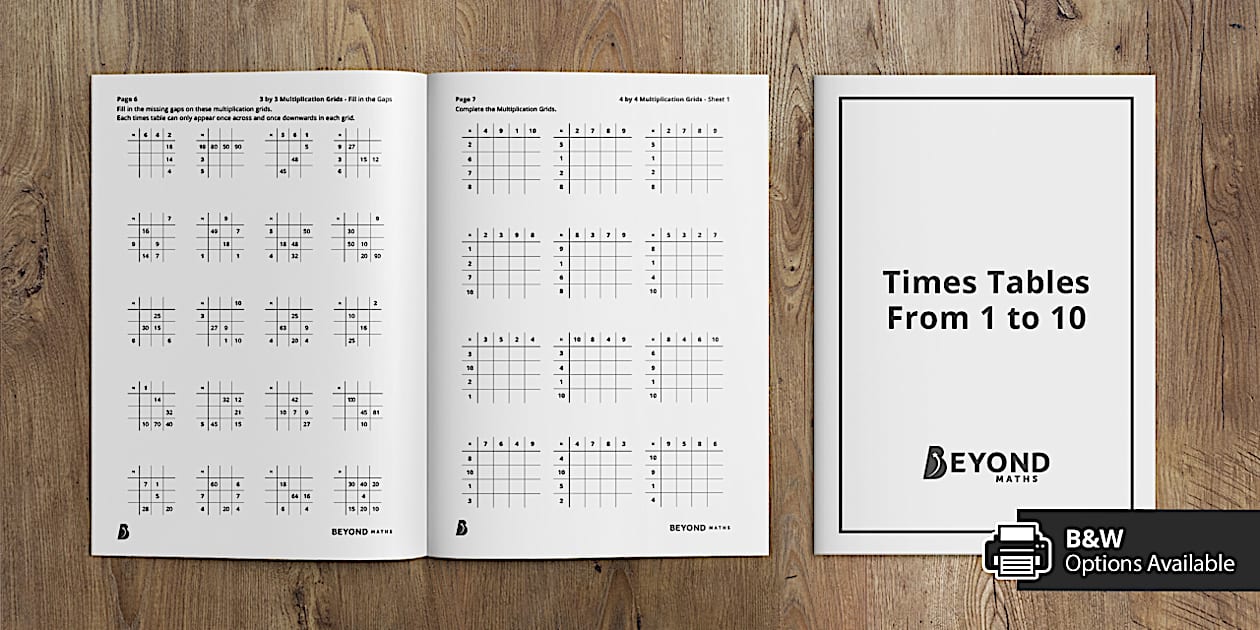 👉 Times Tables Practice Grids (teacher made) - Twinkl
