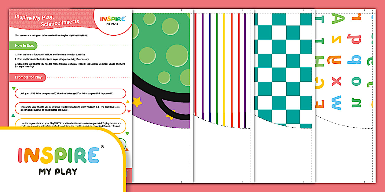 Inspire My Play: Science Inserts (teacher made) - Twinkl