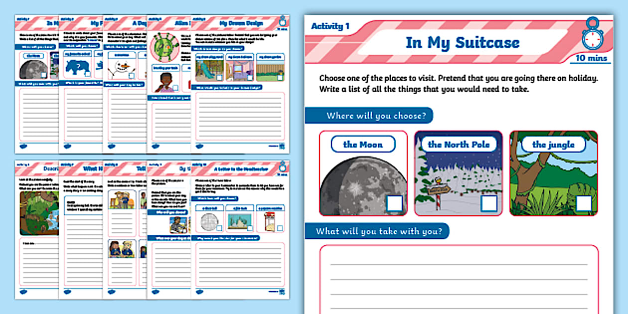 KS1 Short Burst Writing Activity Pack - Writing Prompts