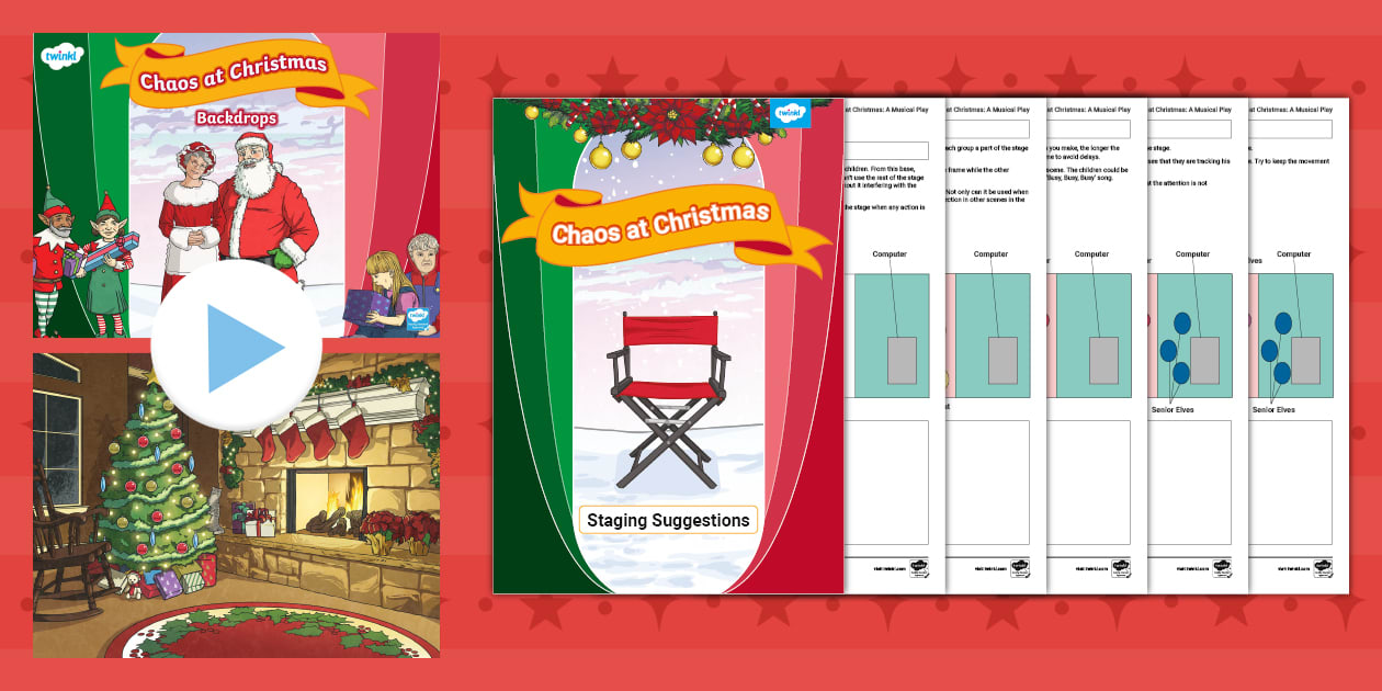 👉 Chaos at Christmas - Staging Pack (Teacher-Made)