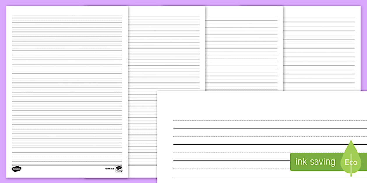 Differentiated Handwriting Guidelines | Handwriting Pages