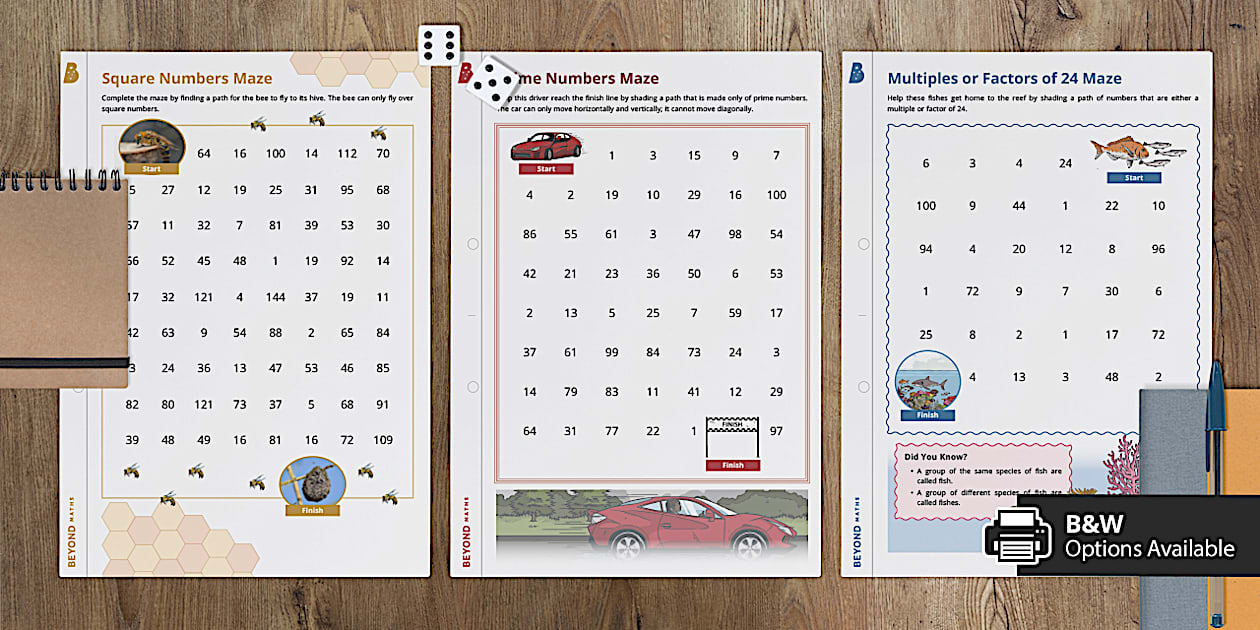 Number Mazes (Hecho por educadores) - Twinkl