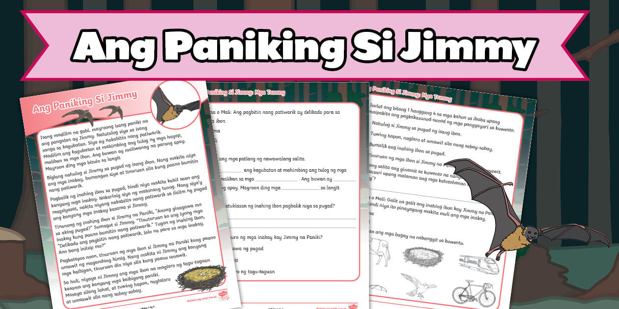 Ang Paniking Si Jimmy | Grades 1 - 3 | Twinkl PH