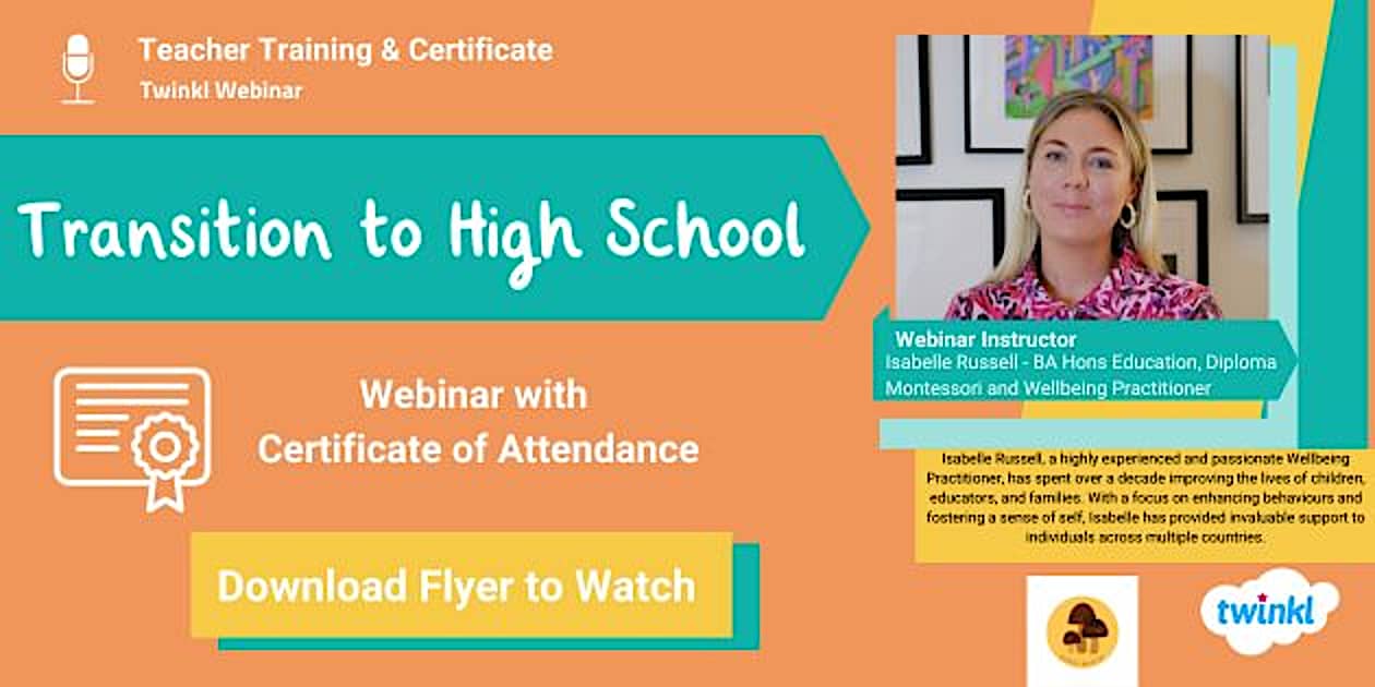 Webinar: Transition to High School (creat de profesori)