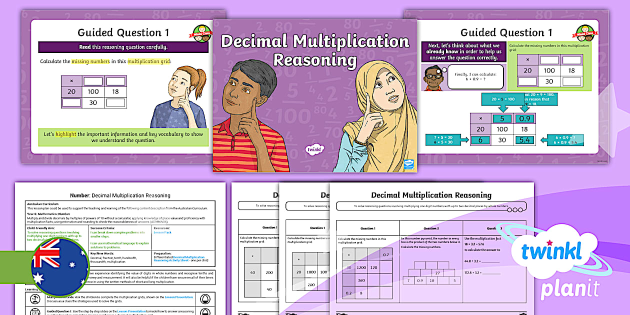 Year 6 Number: Multiplying with Decimals Lesson 3 - Twinkl