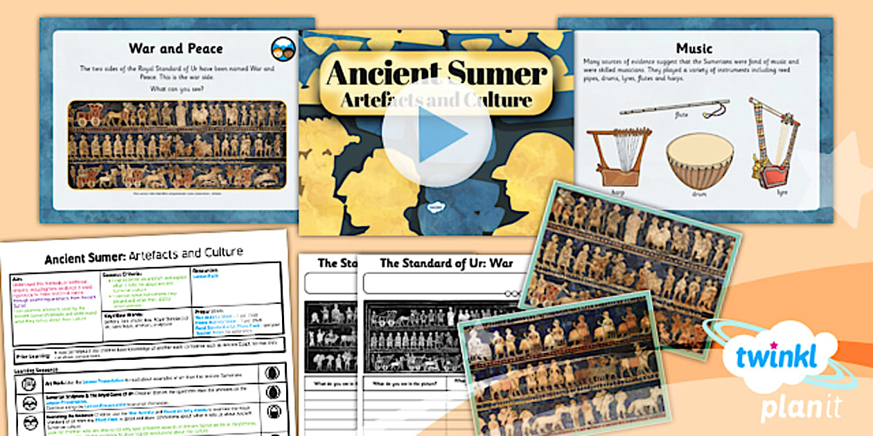 History: Ancient Sumer: Artefacts and Culture UKS2 Lesson Pack 5