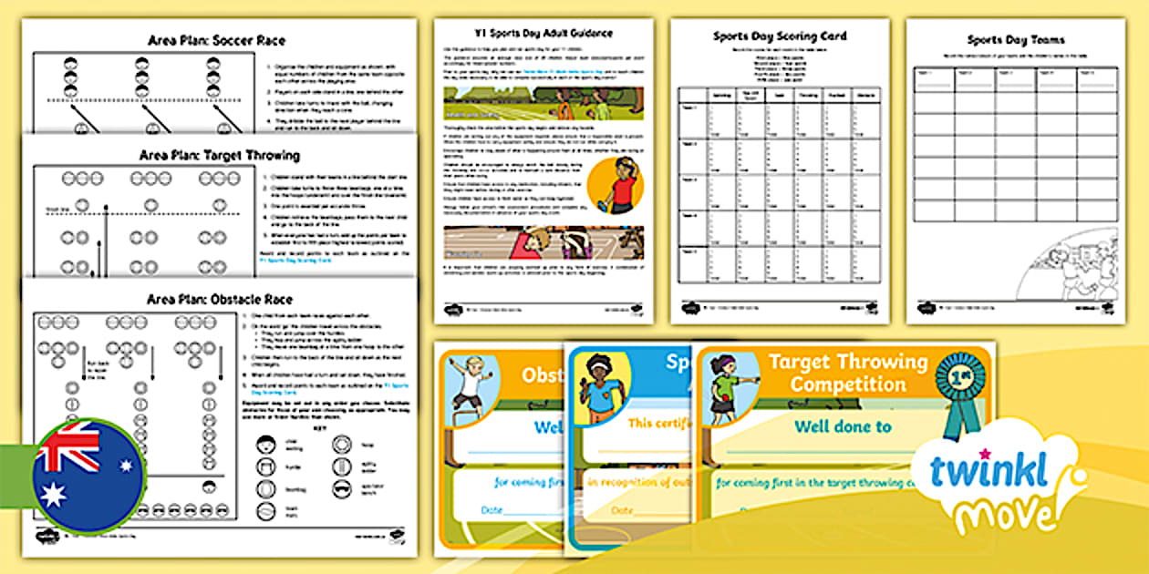 Move PE Year 1 Multi-Skills: Sports Day: Organising and Running Sports Day
