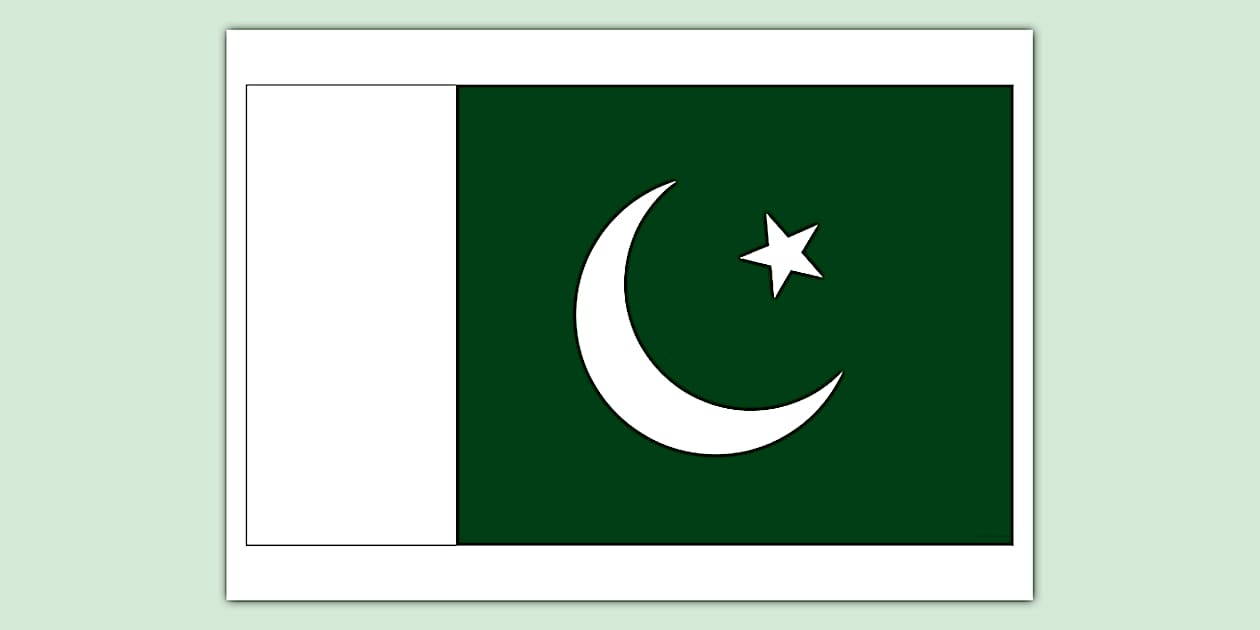 Pakistan Flag Display Poster (teacher made) - Twinkl