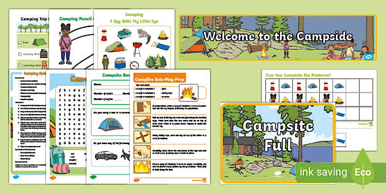Camping Role Play Australian Pack - F-2 (teacher made)