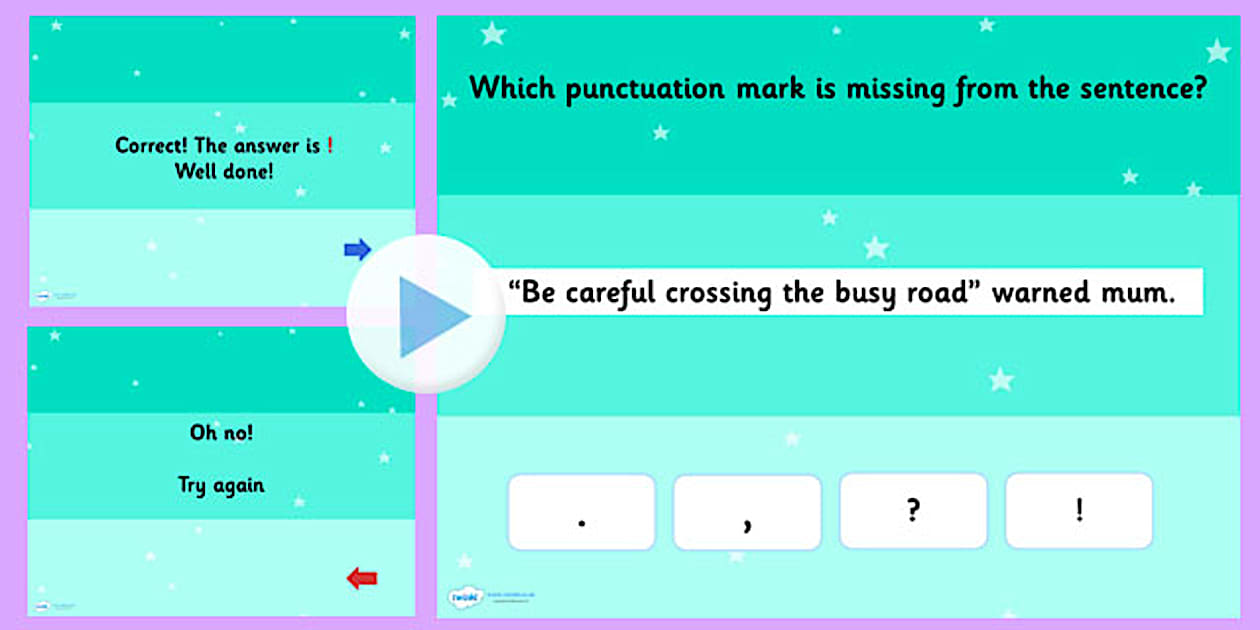 Using Commas Full Stops Question Mark and Exclamation Mark Speech