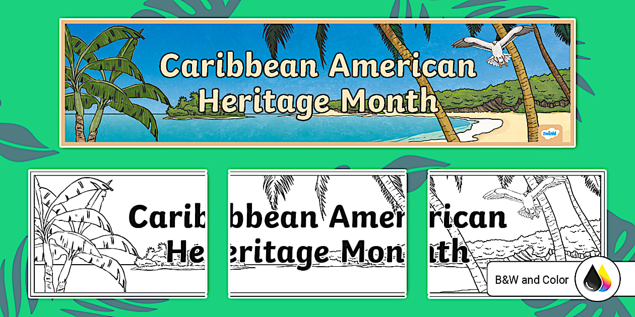 Caribbean American Heritage Month Banner