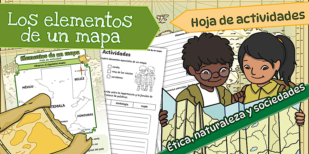 Actividad sobre los elementos de los mapas
