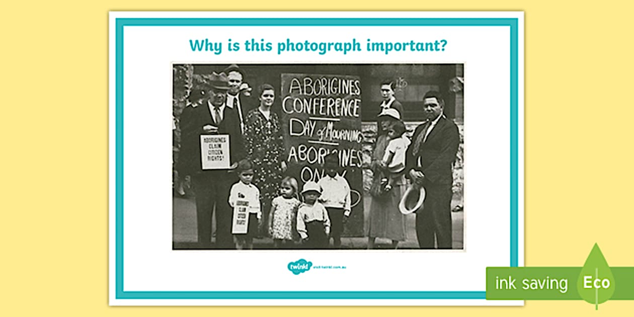 Jack Patten and the Aborigines Progressive Association Discussion Poster